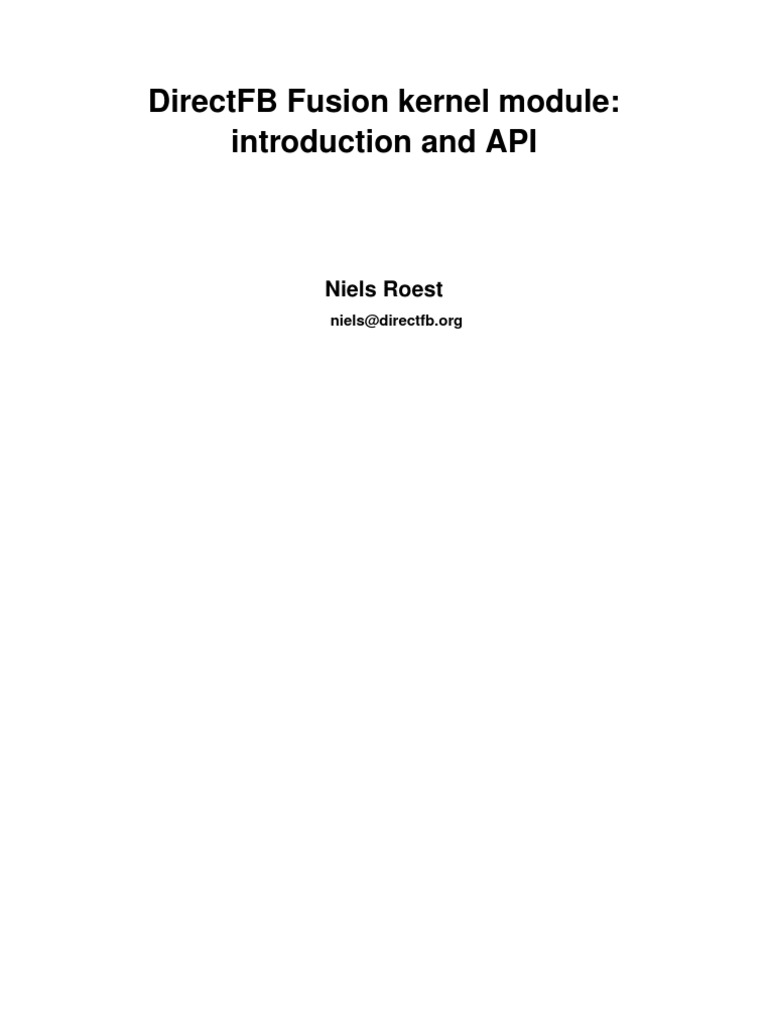 Fusion | PDF | Gnu | Free Software