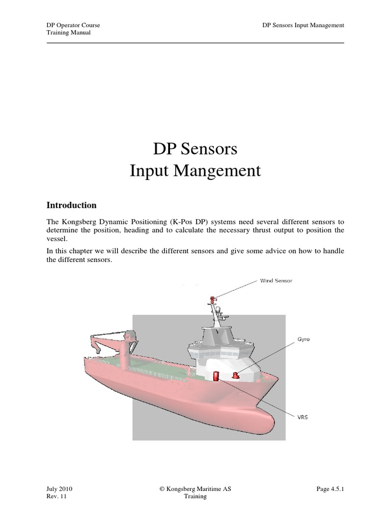 Understanding DP Sensor Inputs: A Guide to Dynamic Positioning Heading ...
