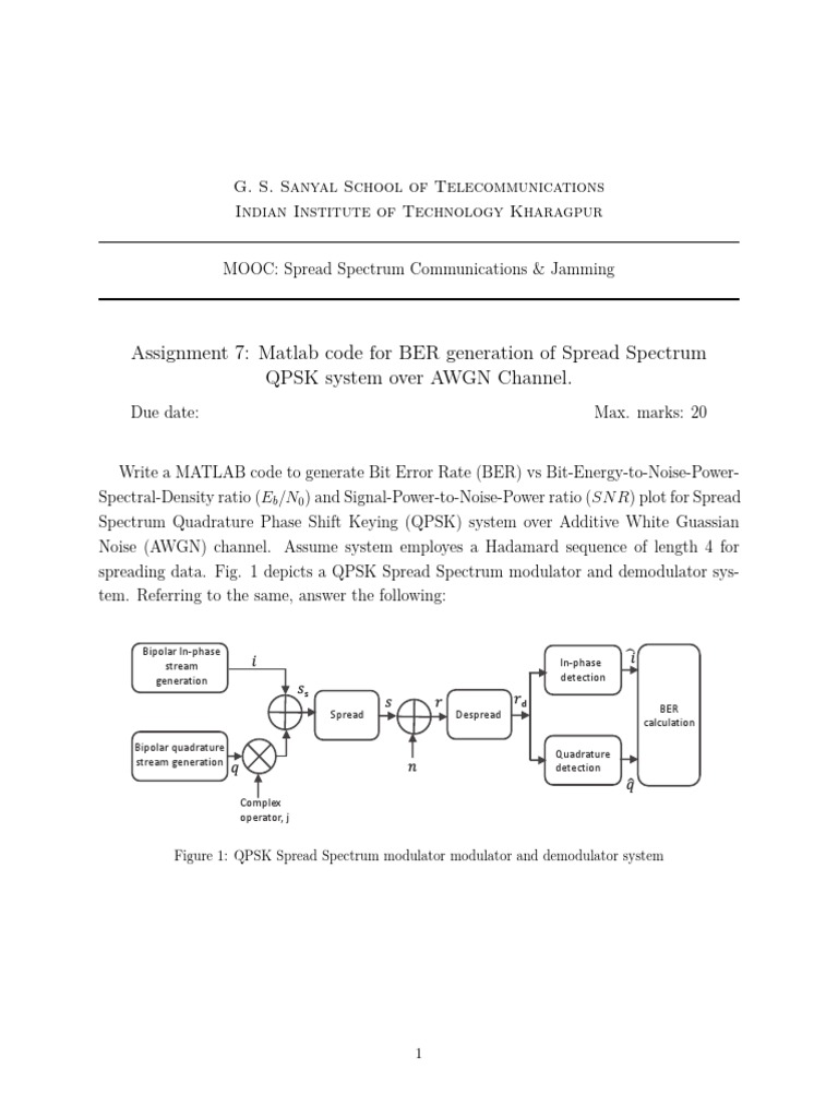Assignment 7 | PDF | Modulation | Signal Processing