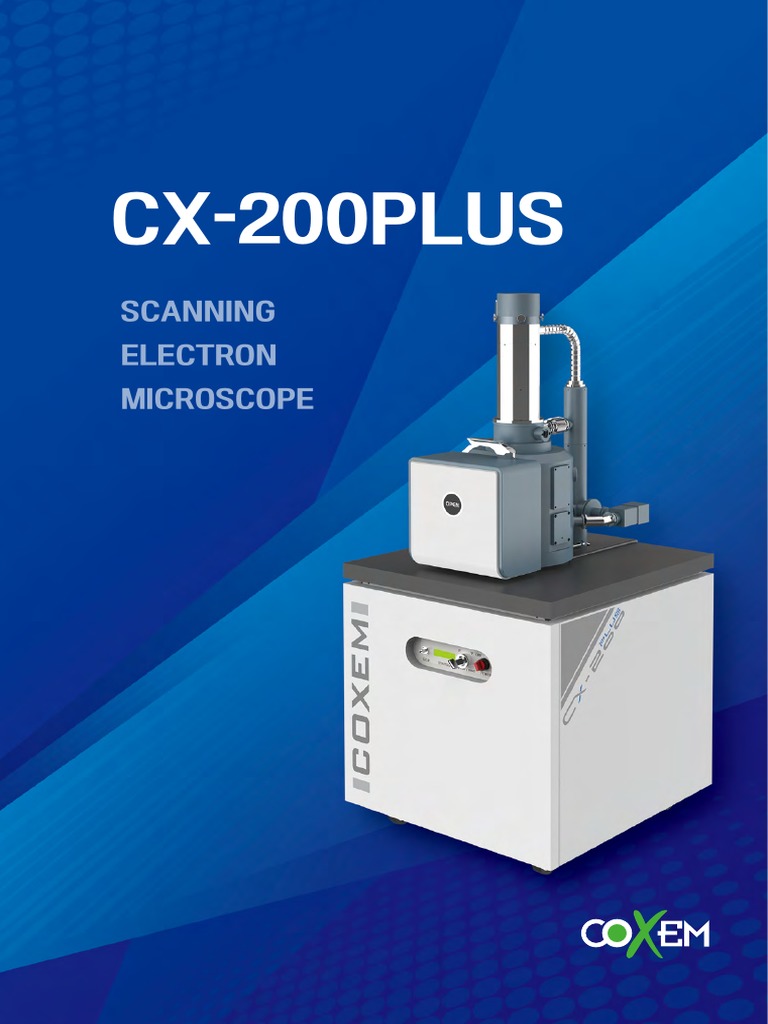Coxem CX-200Plus - Operating Manual | PDF | Scanning Electron ...
