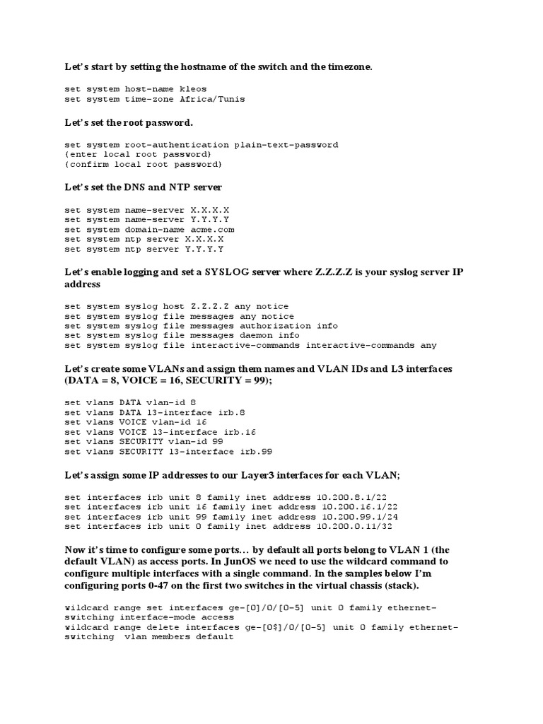 CLI Juniper | PDF | Command Line Interface | Secure Shell