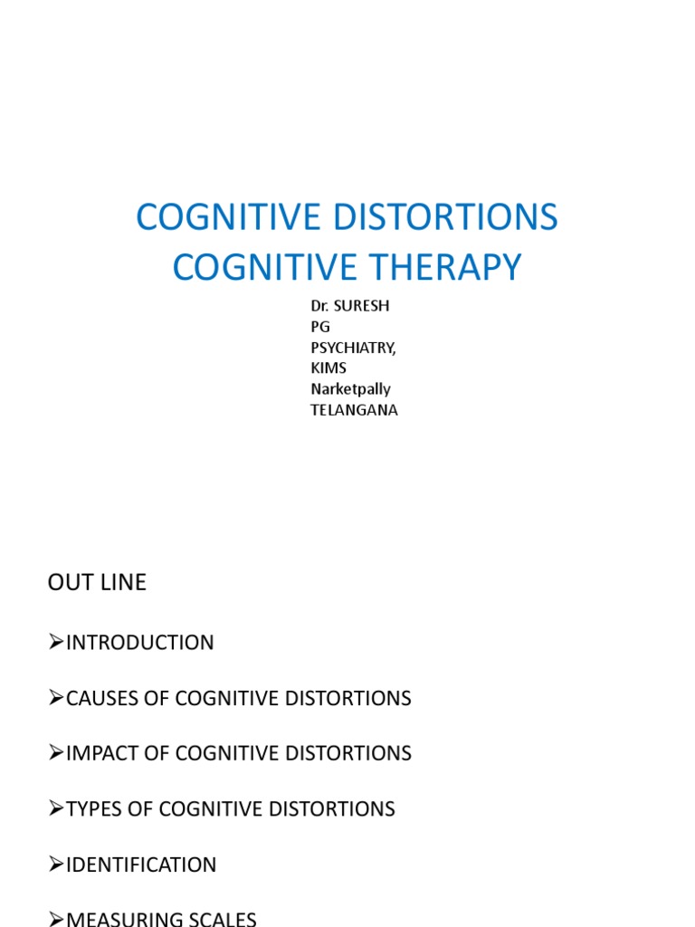 Cognitive Distortions | PDF | Cognitive Therapy | Cognitive Behavioral ...