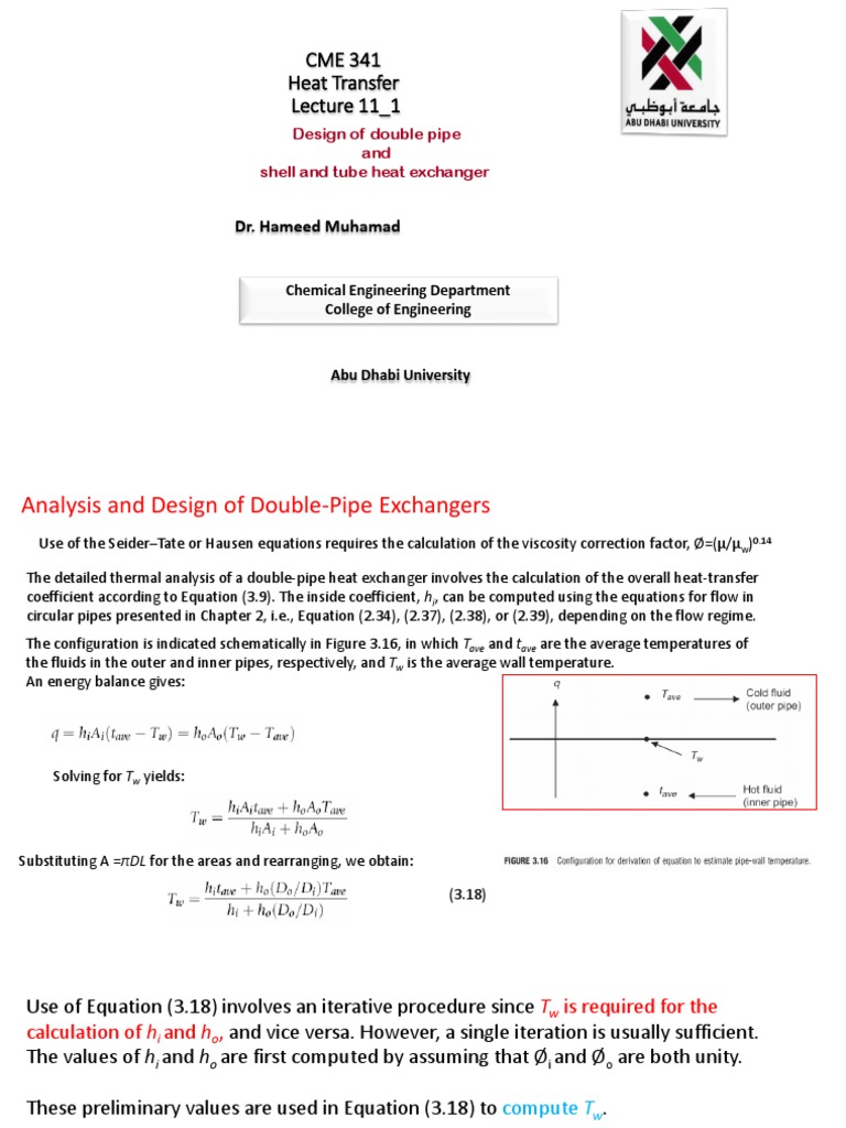 Lec 11 1 | PDF | Heat Transfer | Heat Exchanger