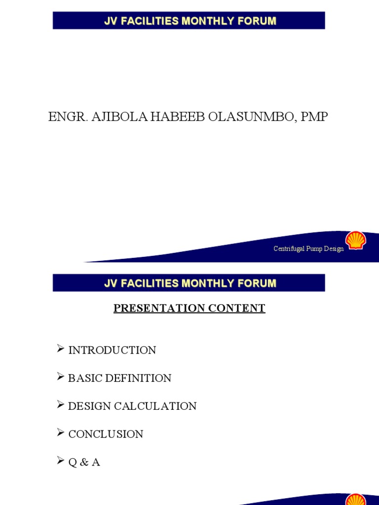 Centrifugal Pump Design Overview Pdf Pump Dynamics Mechanics