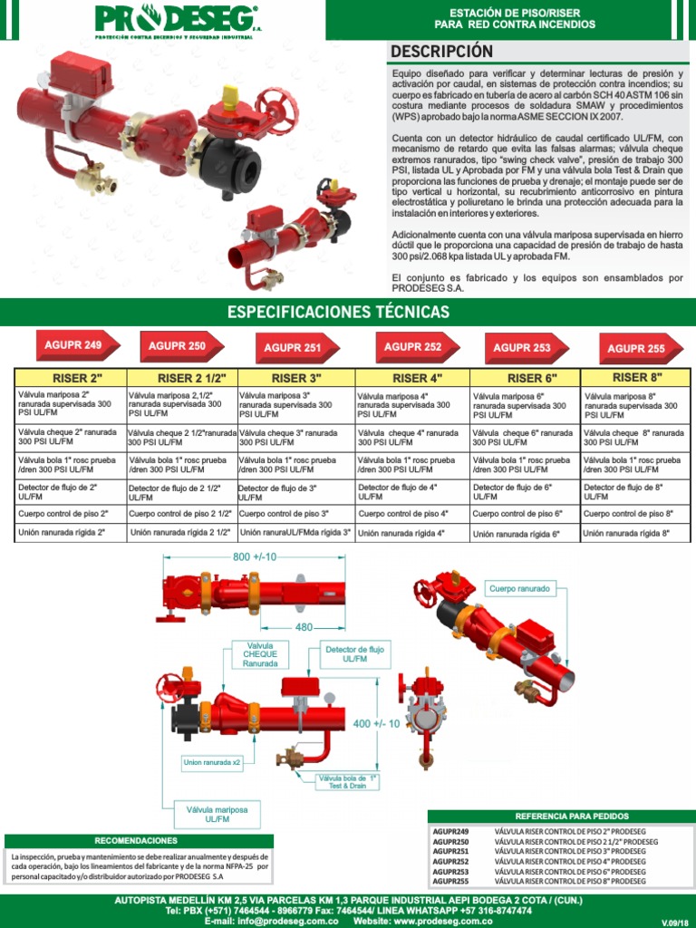 Ficha Técnica Riser PDF | PDF | Ingeniería mecánica | Ingeniería de ...