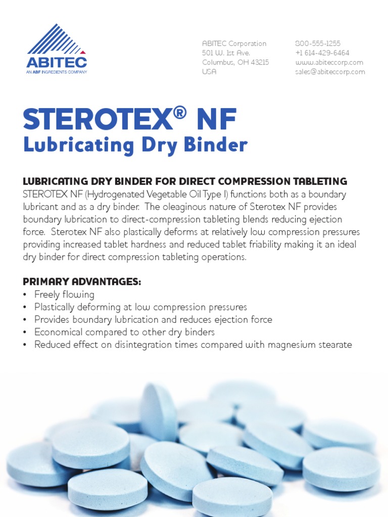 Sterotex Sheet | PDF | Tablet (Pharmacy) | Intellectual Property Law