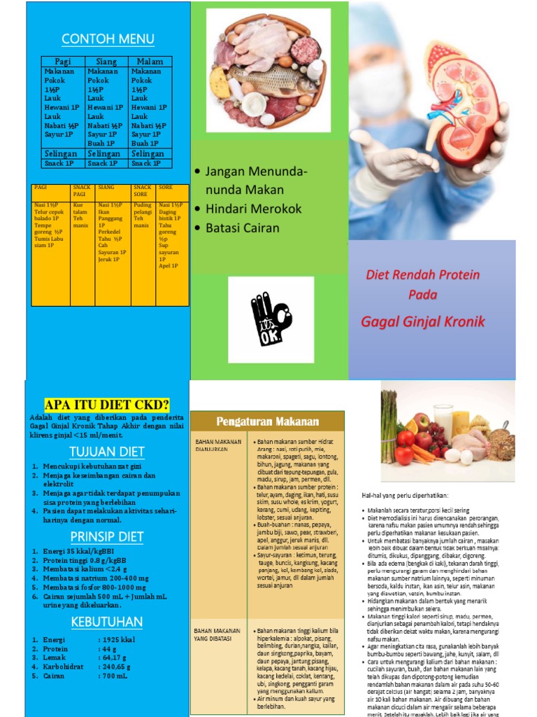 Leaflet Diet RP CKD | PDF