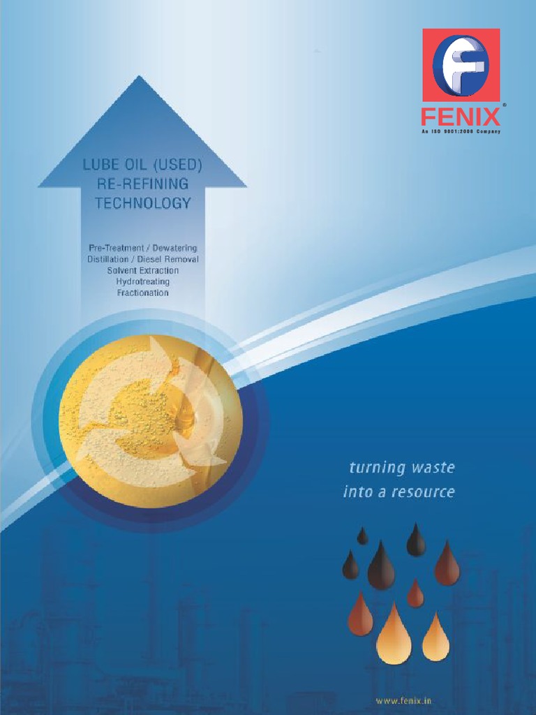 Fenix - Lube Oil Re-Refining Technology | PDF