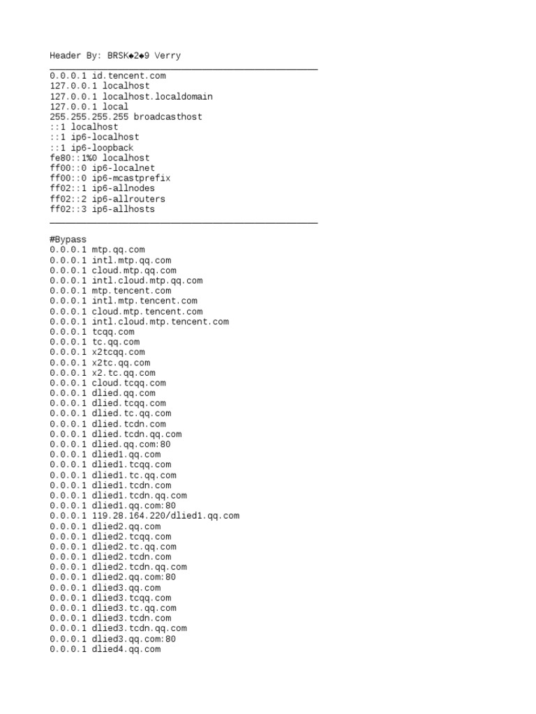 BRSK Server Configuration Overview | PDF | Internet Protocols | Network ...