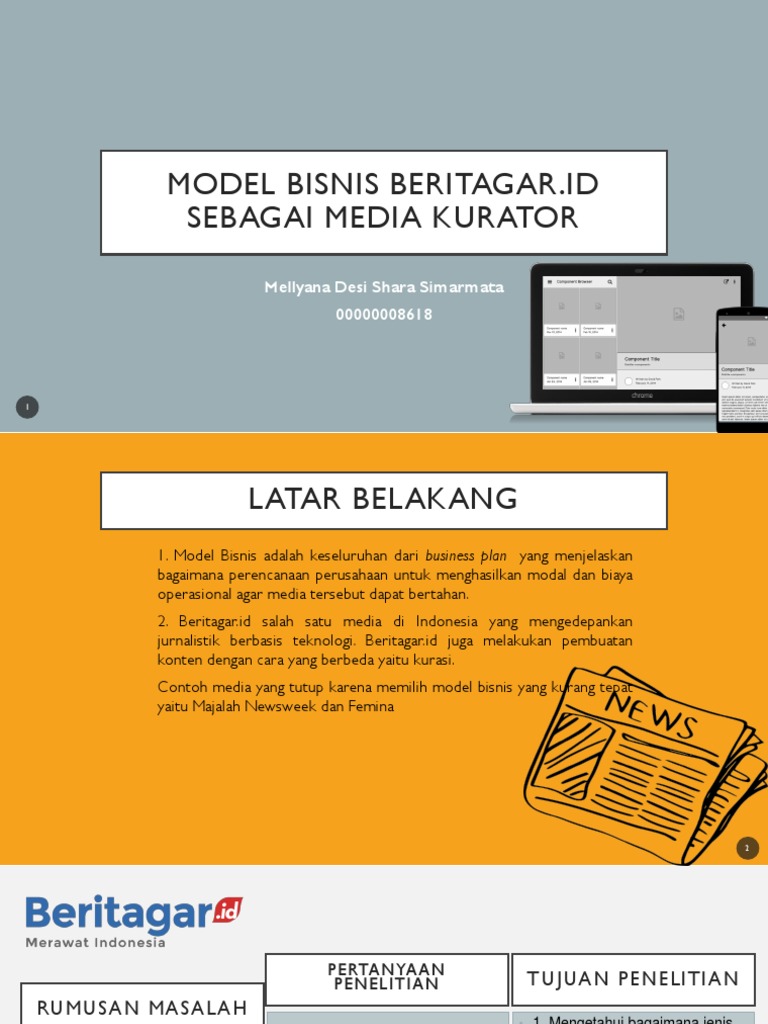 Draft Presentasi Model Bisnis | PDF