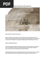 Method Statement Shotcrete: Page 1 of 7 | PDF | Quality Assurance ...