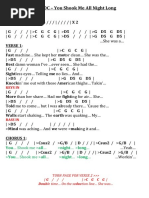 CYCLONE CHORDS (Ver 2) by Sticky Fingers @ | PDF | Guitars | Song Structure