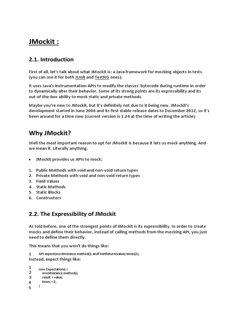 An In Depth Tutorial On Mocking With Jmockit Exploring Constructors Methods Exceptions And