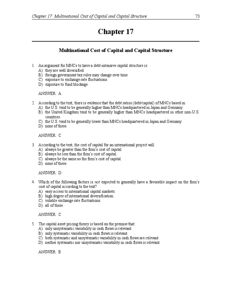Ifm | PDF | Cost Of Capital | Beta (Finance)