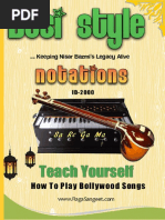 Harmonium Notation For Bhajans | PDF