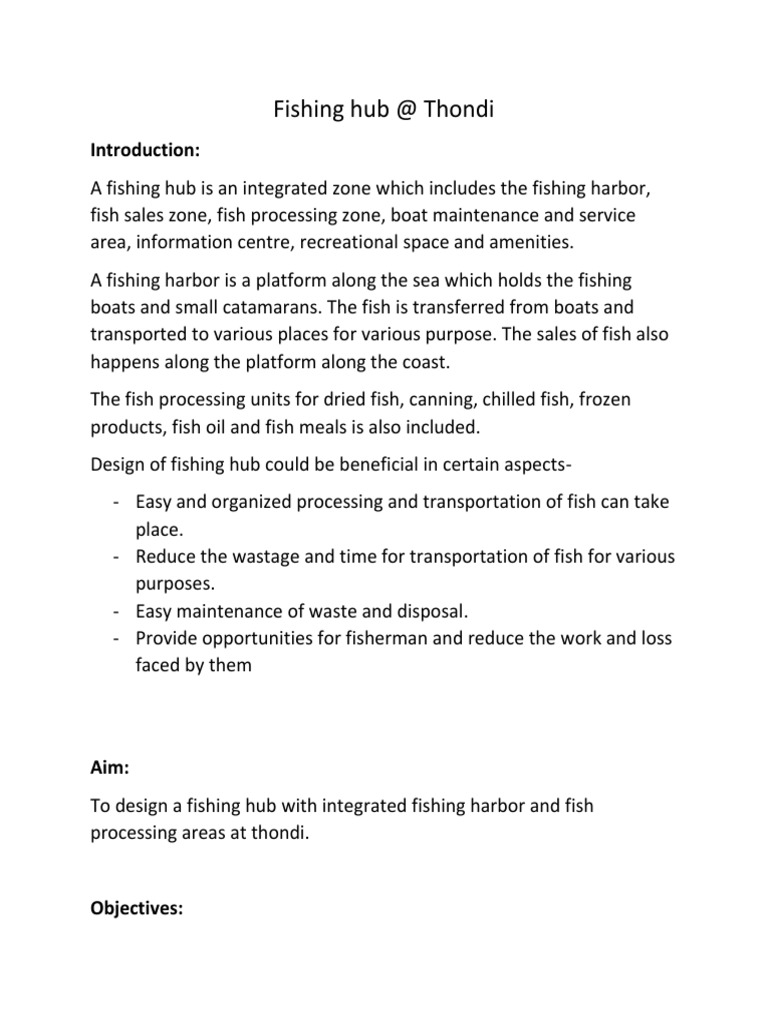 Fishing Hub | PDF | Transport | Nature