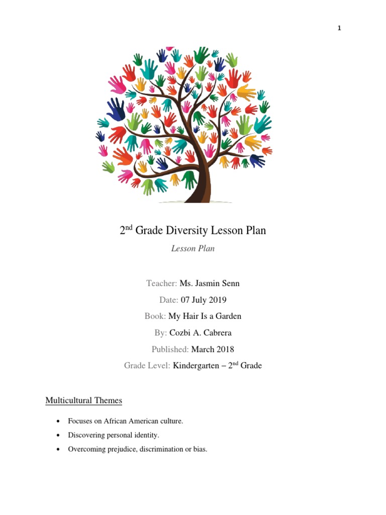 Diversity Lesson Plan - Edu 280 | Download Free PDF | Lesson Plan ...