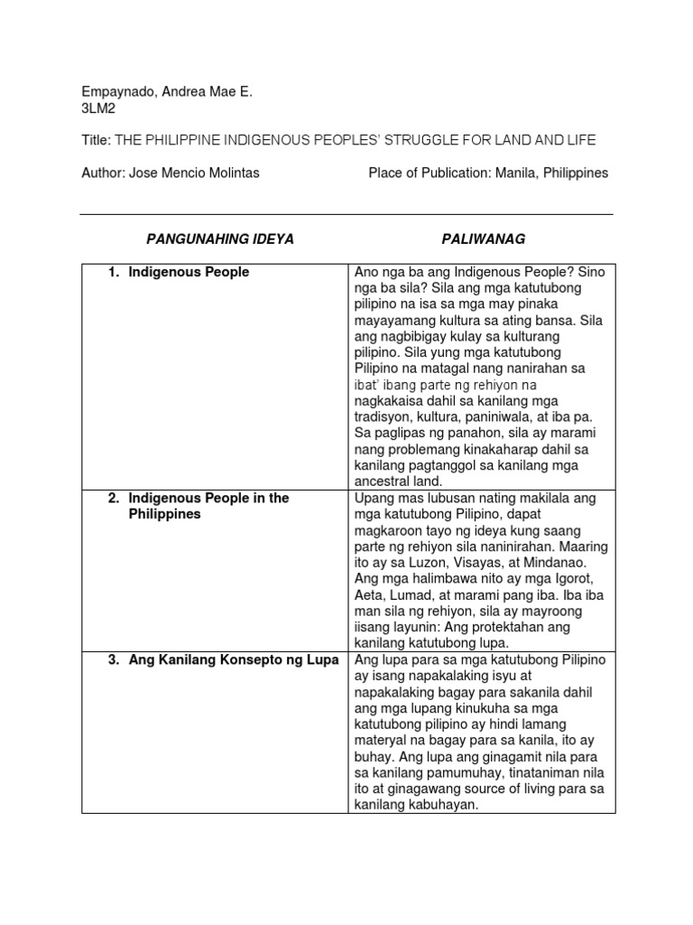 Filipino Journal | PDF