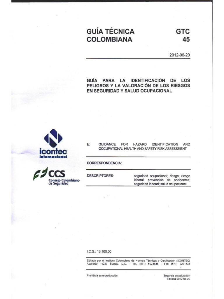 GTC 45 de 2012 PDF | PDF