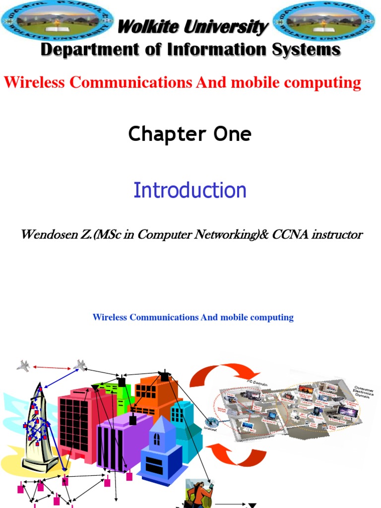 Wireless & Mobile Computing Intro | PDF | Wireless Lan | Wireless