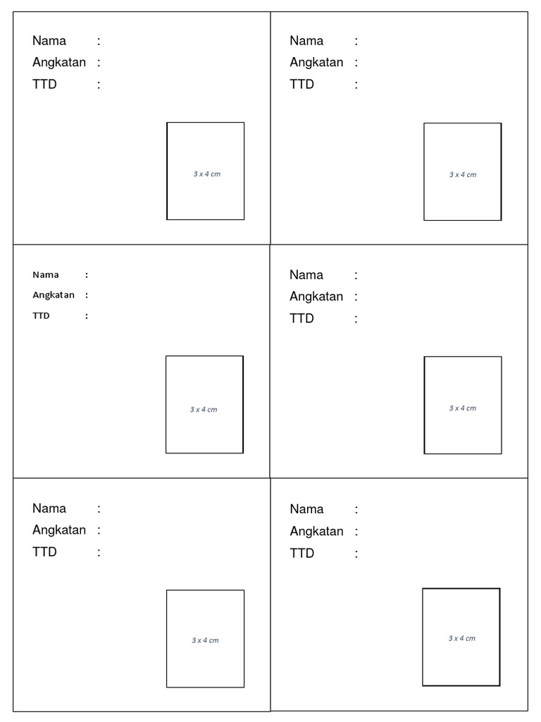 Format Tanda Tangan | PDF