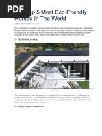 Eco-Friendly House Project Overview | PDF | Sustainability ...