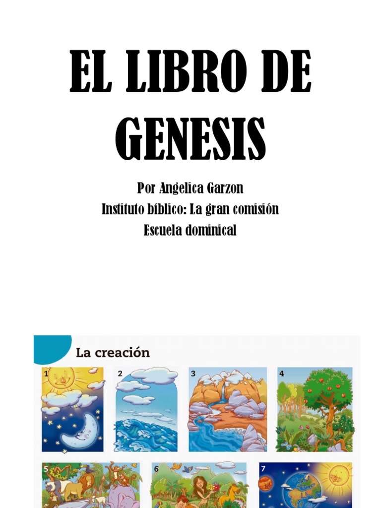 Libro de Génesis: Resumen Completo | PDF
