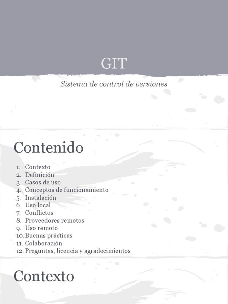 Curso de Git | PDF | Control de versiones | Software libre
