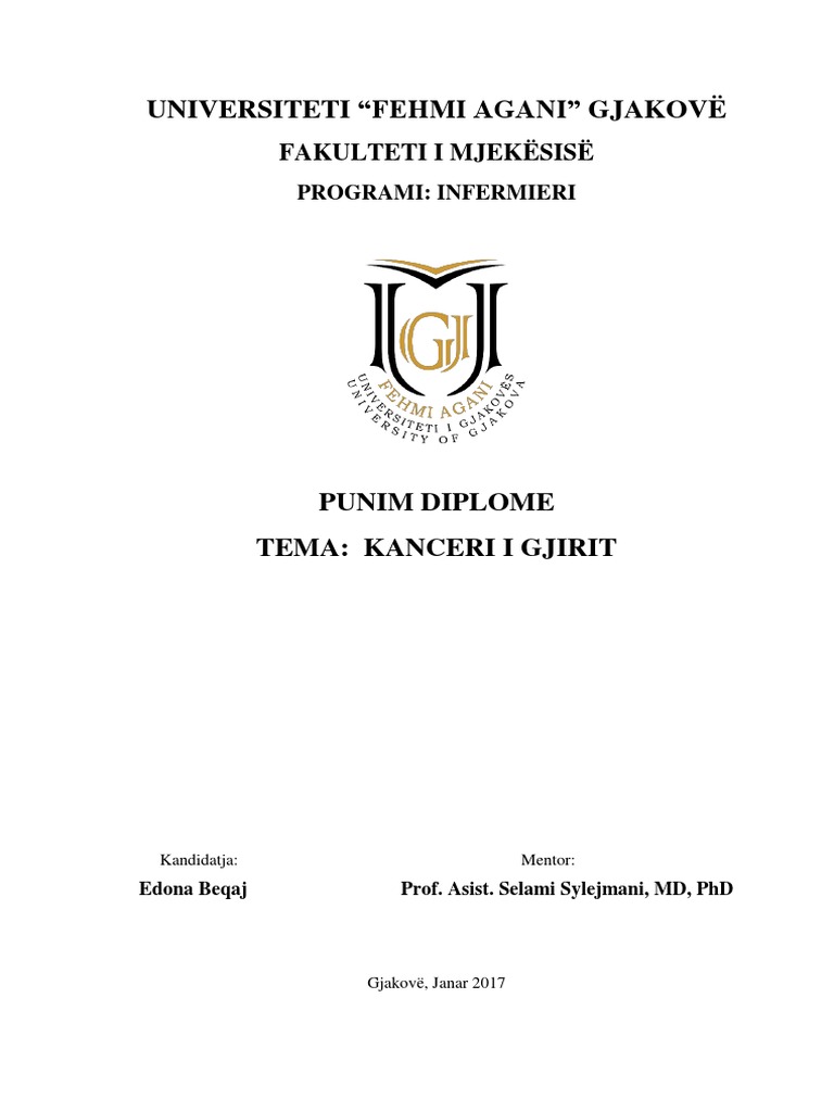 Kanceri I Gjirit | PDF