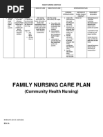 Family Nursing Care Plan in Case Study | PDF | Risk | Health Care