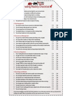 Swing Trading Checklist | PDF | Market Trend | Securities (Finance)