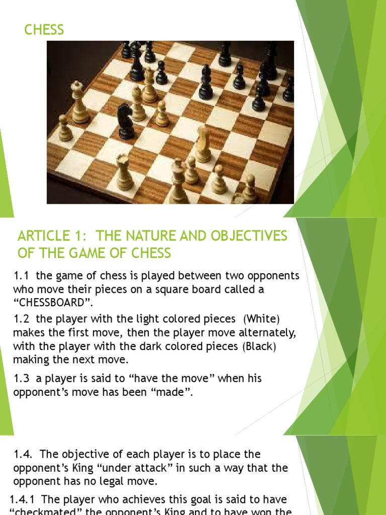 Chess PPT Seminar | Download Free PDF | Game Theory | Chess