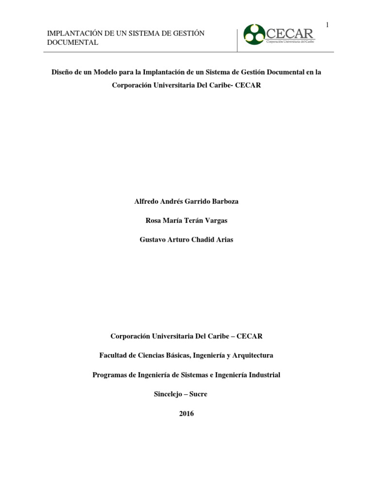 Diseñodeunmodelo PDF | PDF | Gestión de la información | Información