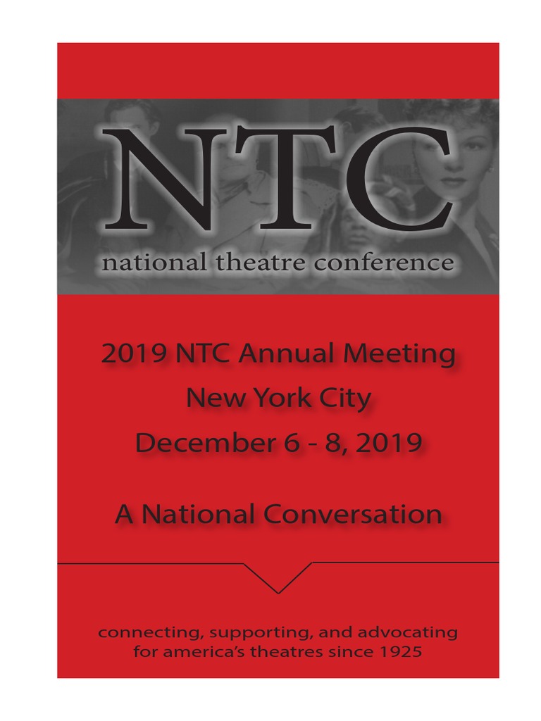 NTC Program 2019 FINAL PDF | PDF | Theatre | Performing Arts