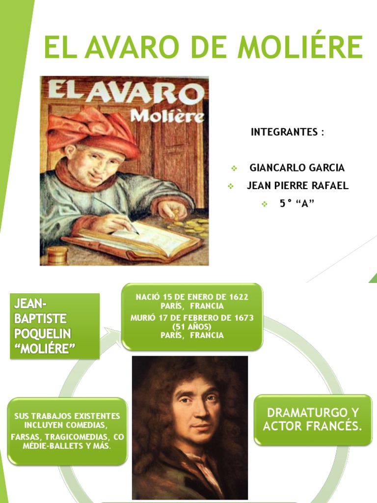 El Avaro de Moliére | PDF | Molière