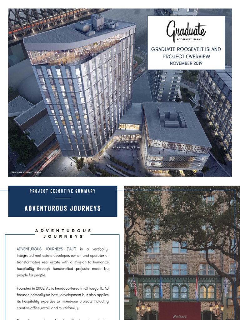 Graduate Hotel Overview for Roosevelt Island | PDF