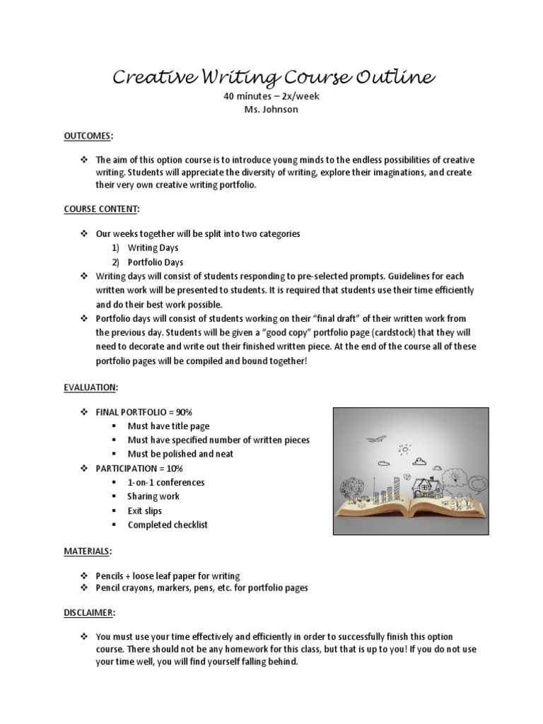 Creative Writing Course Overview | PDF | Career & Growth | Art