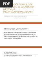 Reactivo de Dragendorff para Alcaloides | PDF