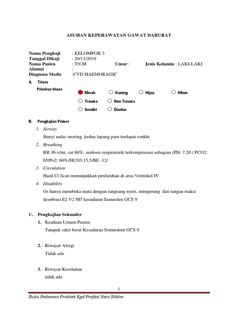 Asuhan Keperawatan Gawat Darurat | PDF