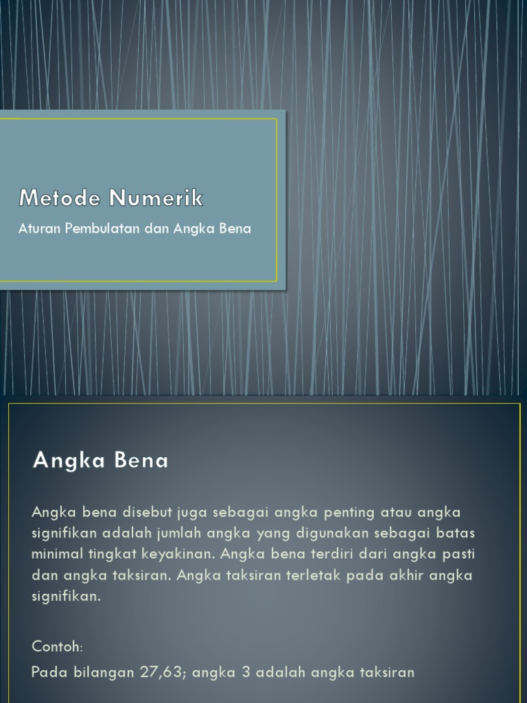 Metode Numerik | PDF | Metode & Bahan Ajar