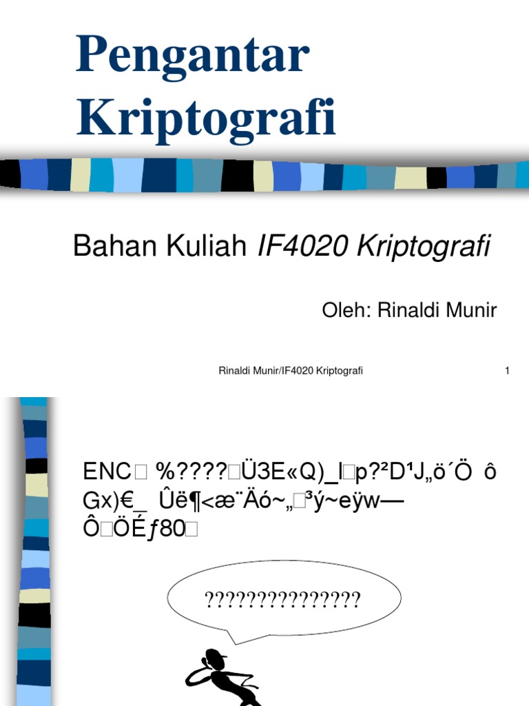 Pengantar Kriptografi | PDF