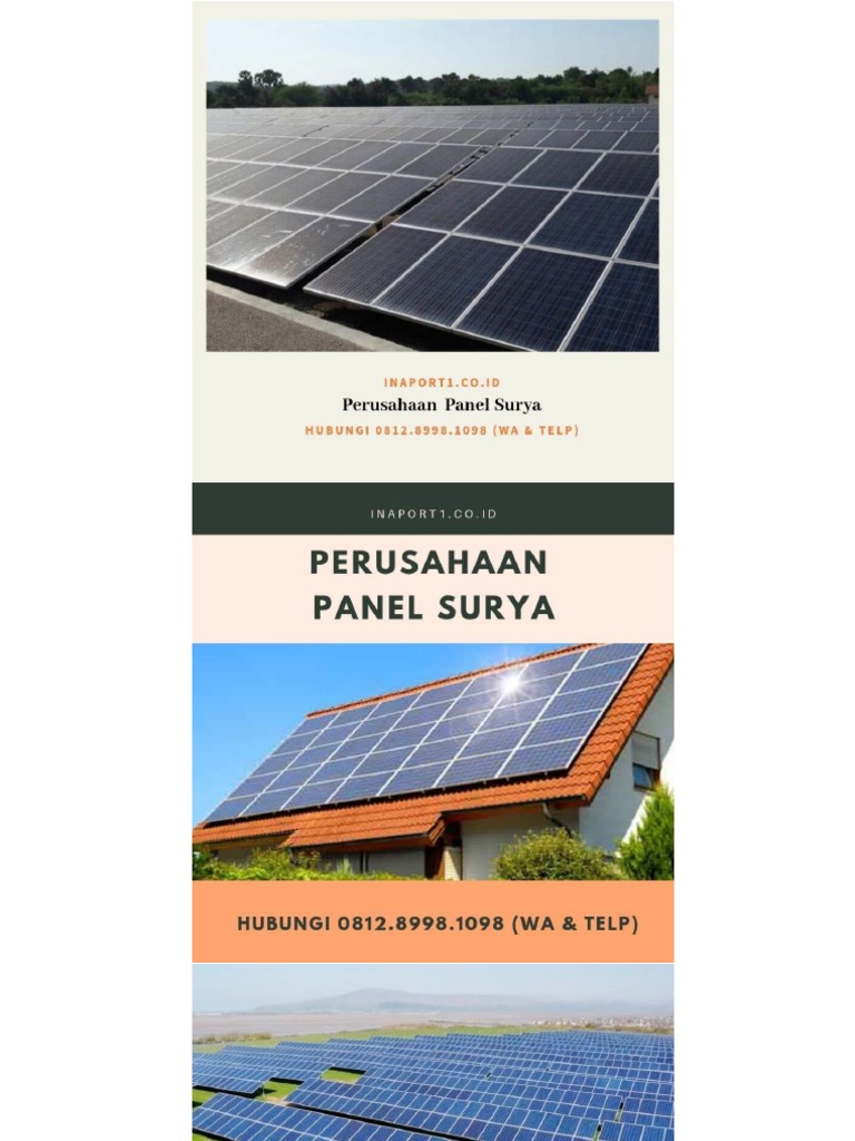 Pasang Atap Panel Surya, Pasang Panel Surya Di Atap Rumah, Pasang Panel Surya Ke Aki | PDF