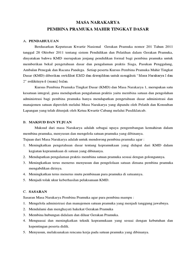 Format Laporan Narakarya | PDF