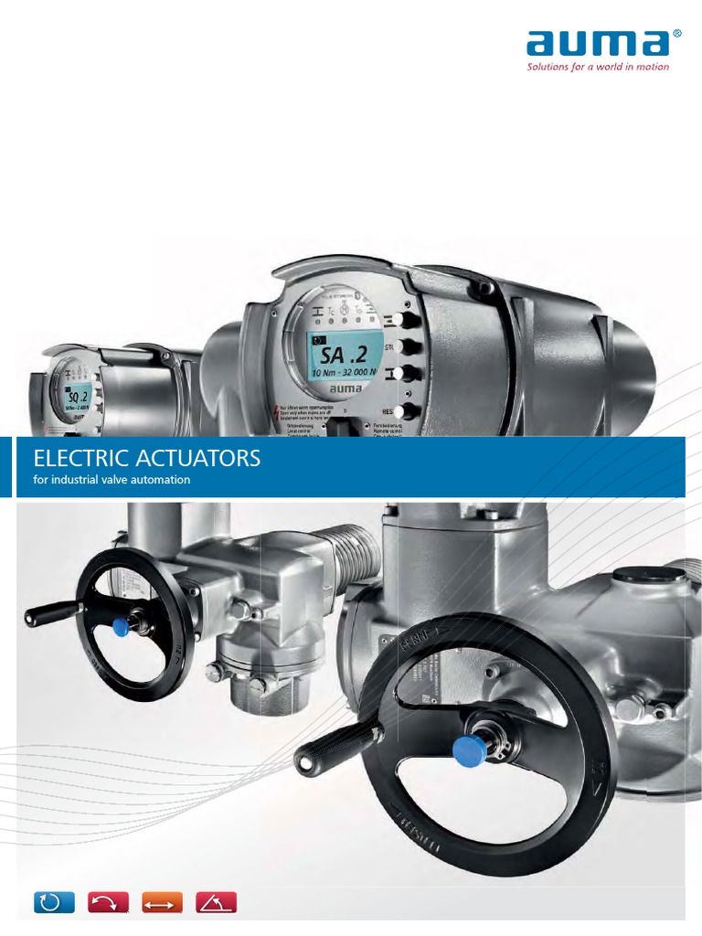 AUMA Electric Actuator Overview | PDF | Power Station | Actuator