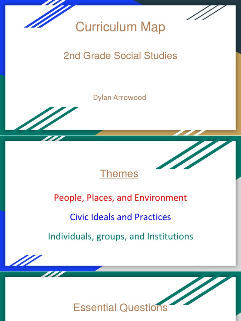 Curriculum Map 2nd Grade Social Studies | PDF | Community | Citizenship