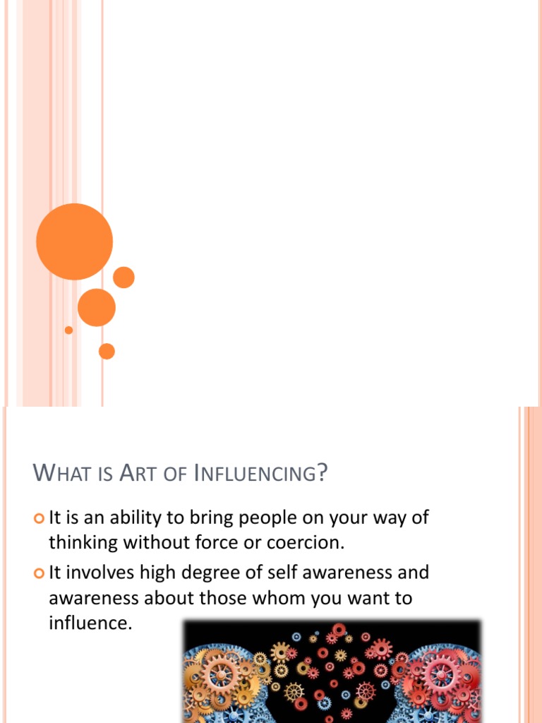 Art of Influencing | PDF