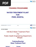 WTP Process Diagram | PDF | Hydraulic Engineering | Chemical Equipment