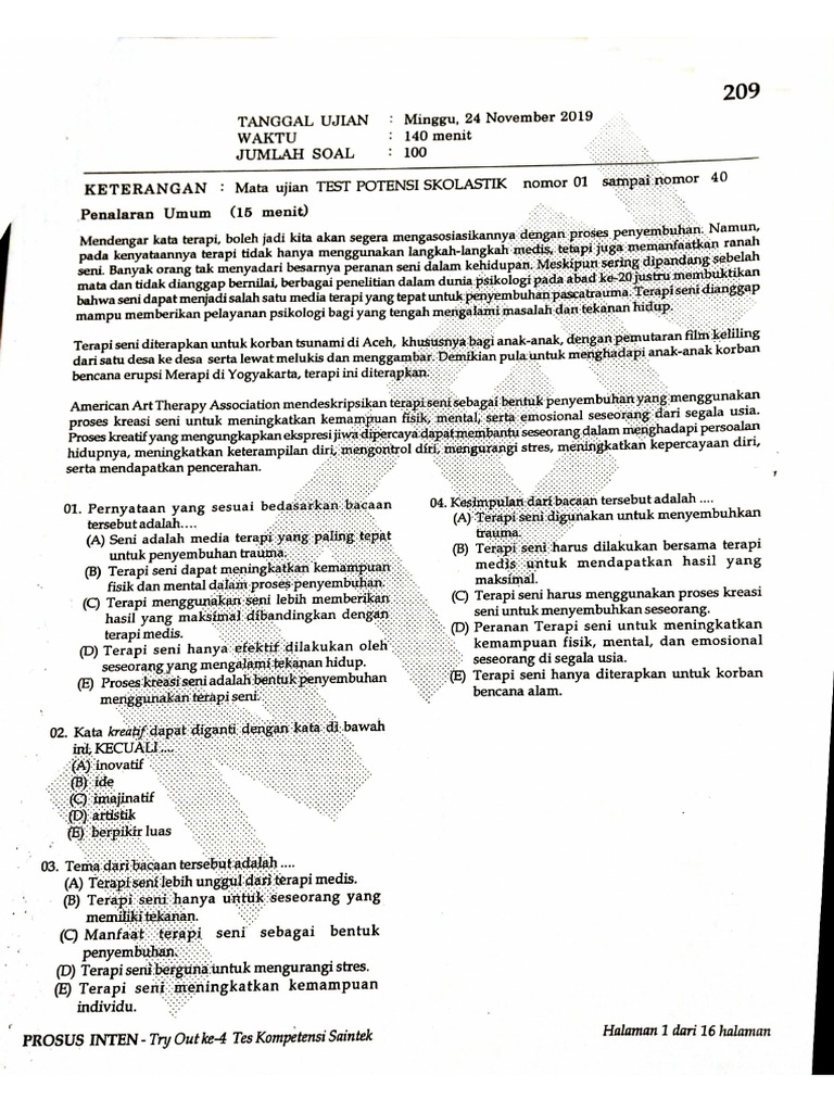 To 4 Inten PDF | PDF