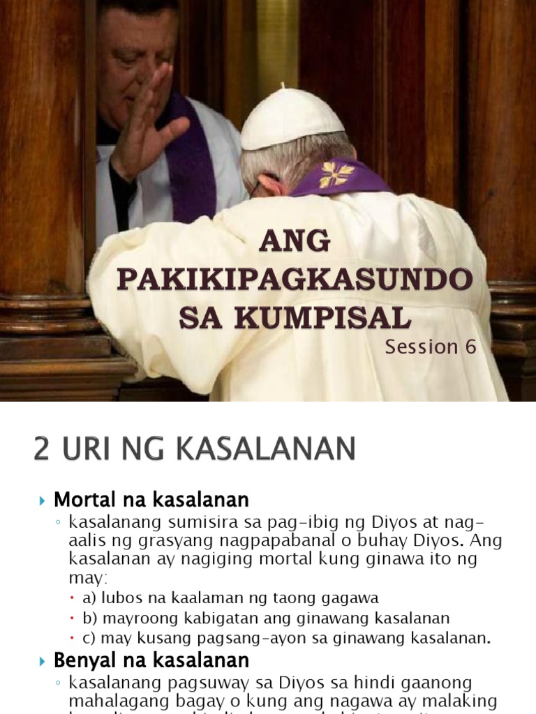 Session 6 Kumpisal | PDF