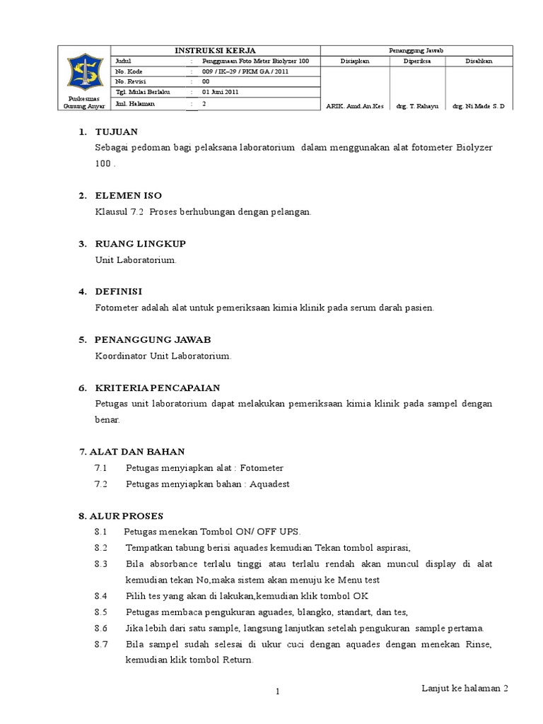 Panduan Penggunaan Biolyzer 100 | PDF | Kesehatan Holistik